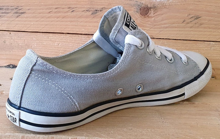 Converse Chuck Taylor All Star Low Trainers UK5.5 US8 EU39 544950F Grey White VintageTrainers